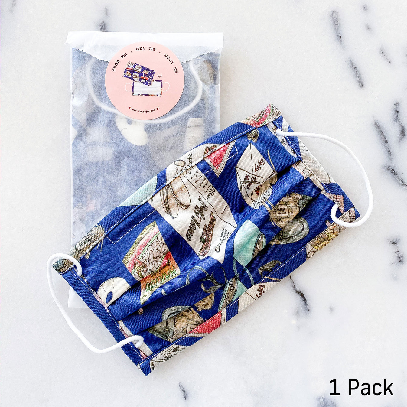 Netflix and Chill (Navy) Mask1.0 – ShopCJW